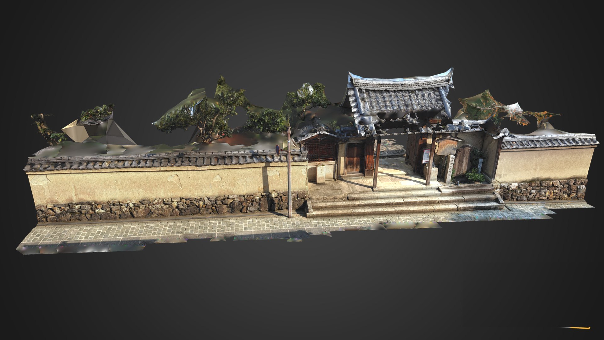 3D Japan Kyoto Street Model - TurboSquid 2015062