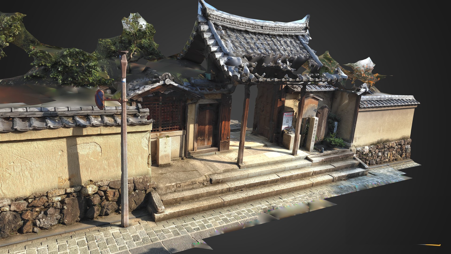 3D Japan Kyoto Street Model - TurboSquid 2015062