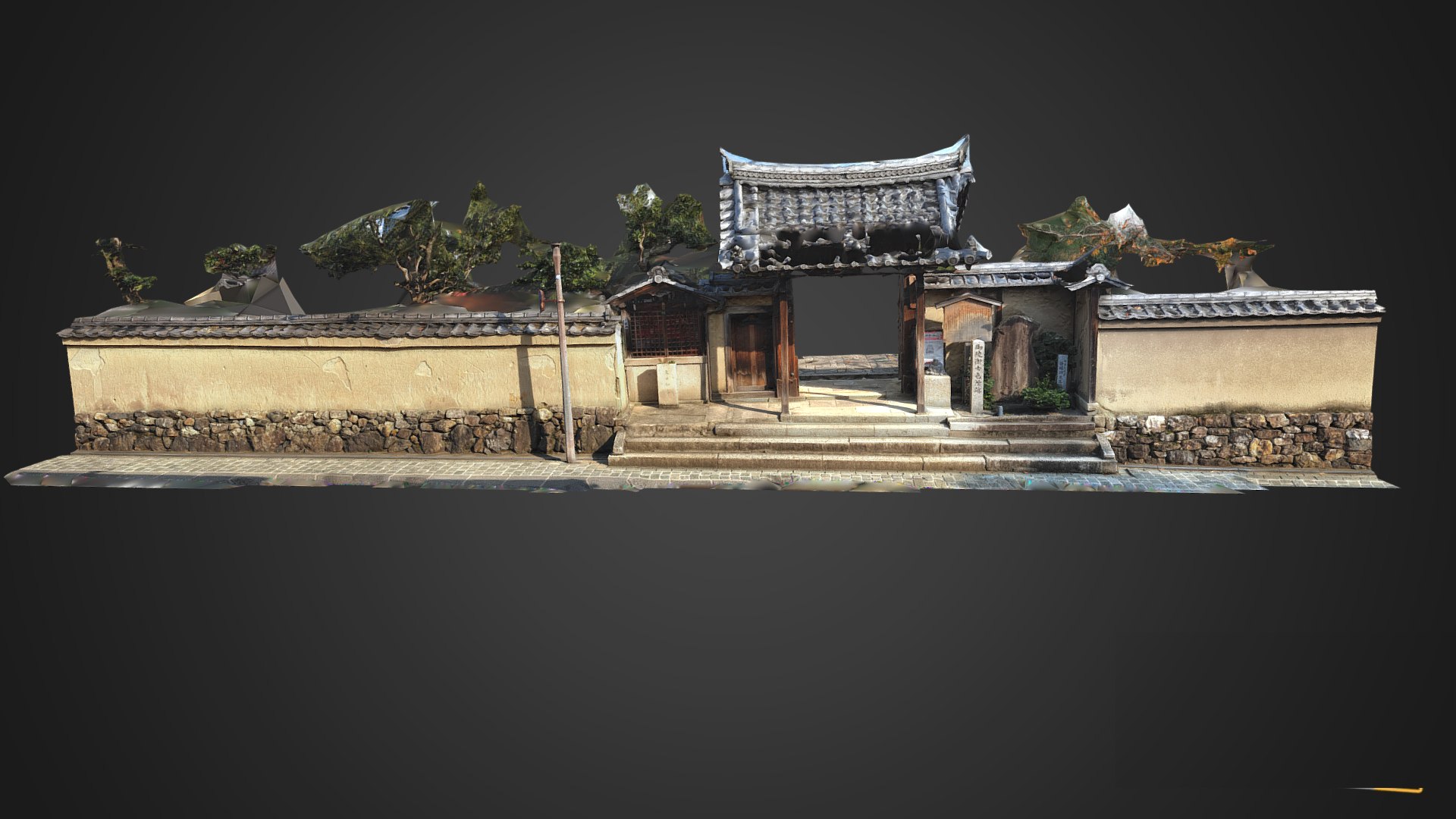 3D Japan Kyoto Street Model - TurboSquid 2015062