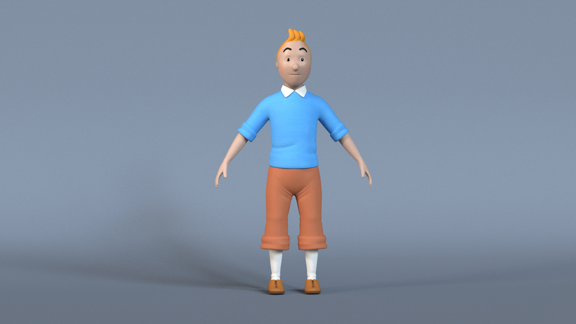 3D Tintin And Haddock Rig - TurboSquid 2245183