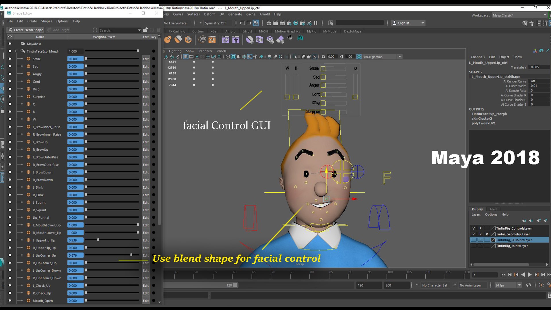 3D Tintin And Haddock Rig - TurboSquid 2245183