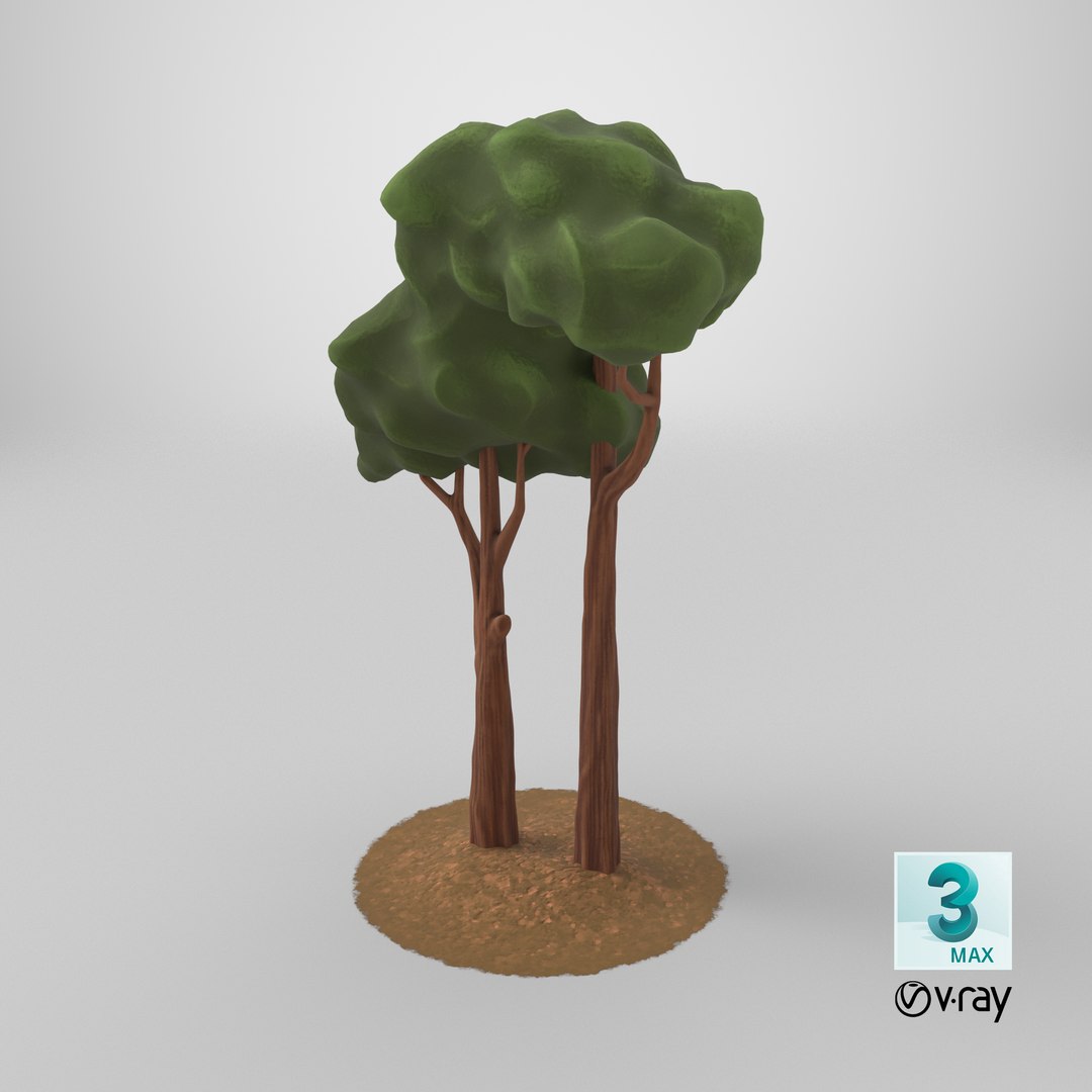3D Stylized Tree V8 - TurboSquid 2037374