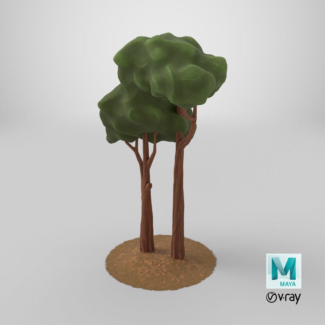 3D Stylized Tree V8 - TurboSquid 2037374