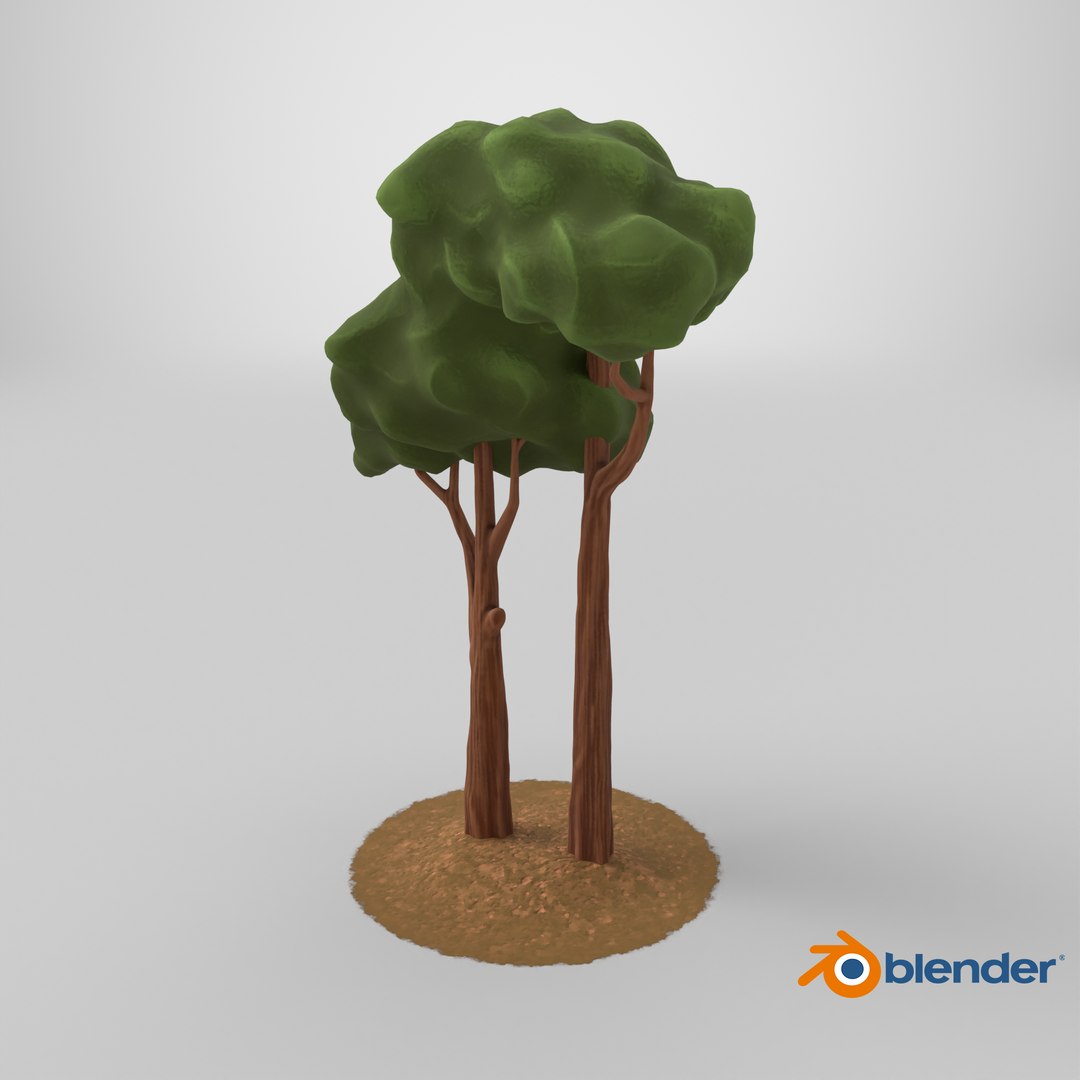 3D Stylized Tree V8 - TurboSquid 2037374