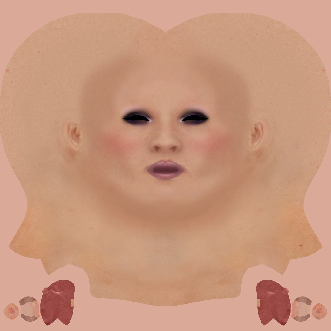 Realistic Rigged Style Woman-Bonnie Character 3D Model Model ...