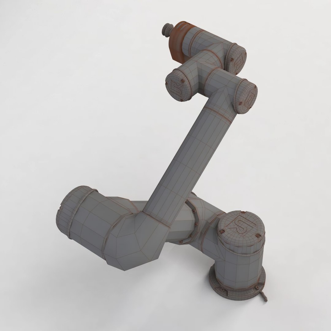 UR5 With Airpick Robotiq Vacuum Grippers 3D Model - TurboSquid 2021118