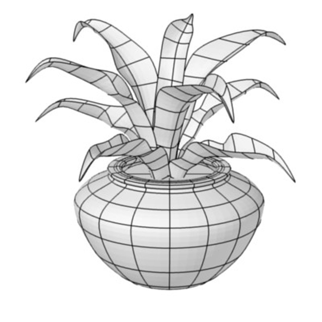 plant pots 3d model
