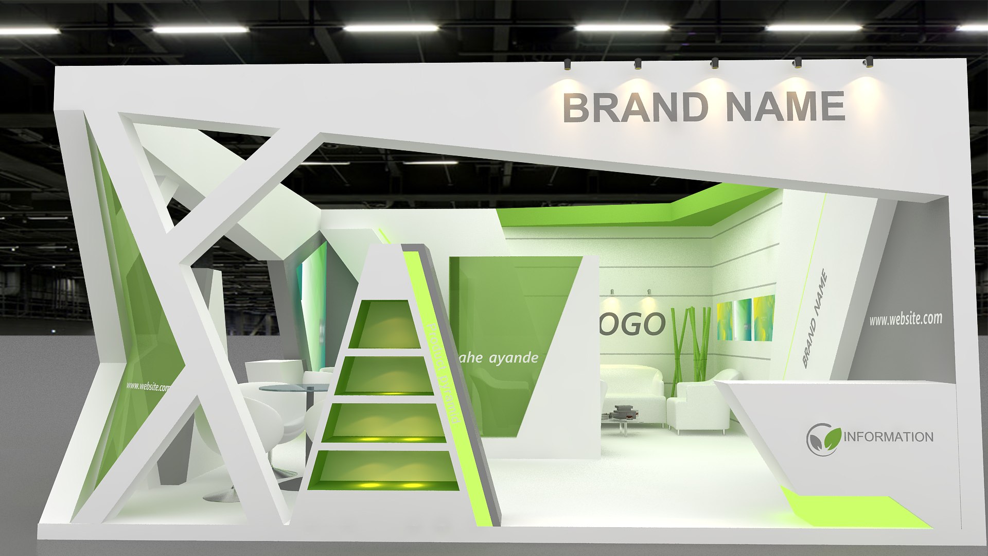 3D Exhibition 3D - TurboSquid 2154137