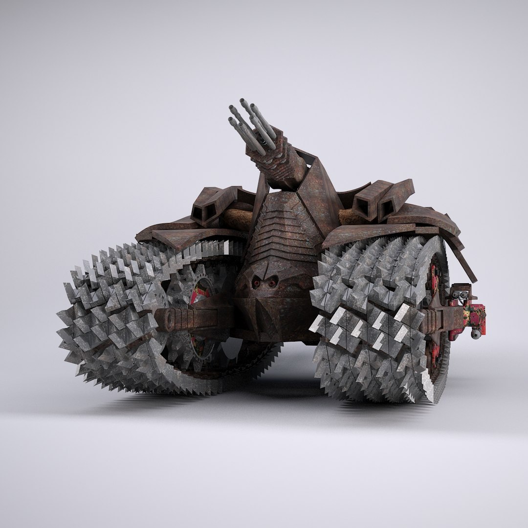 Futuristic Tank 3d Model