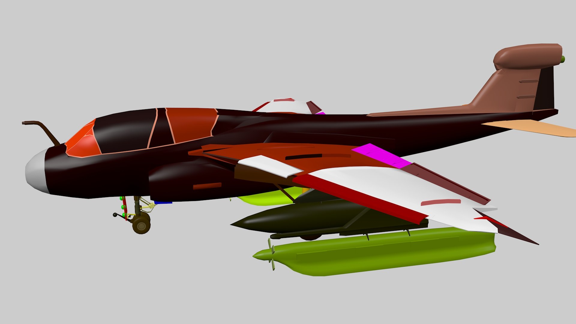 EA-6B AIRCRAFT 3D Model - TurboSquid 2085447