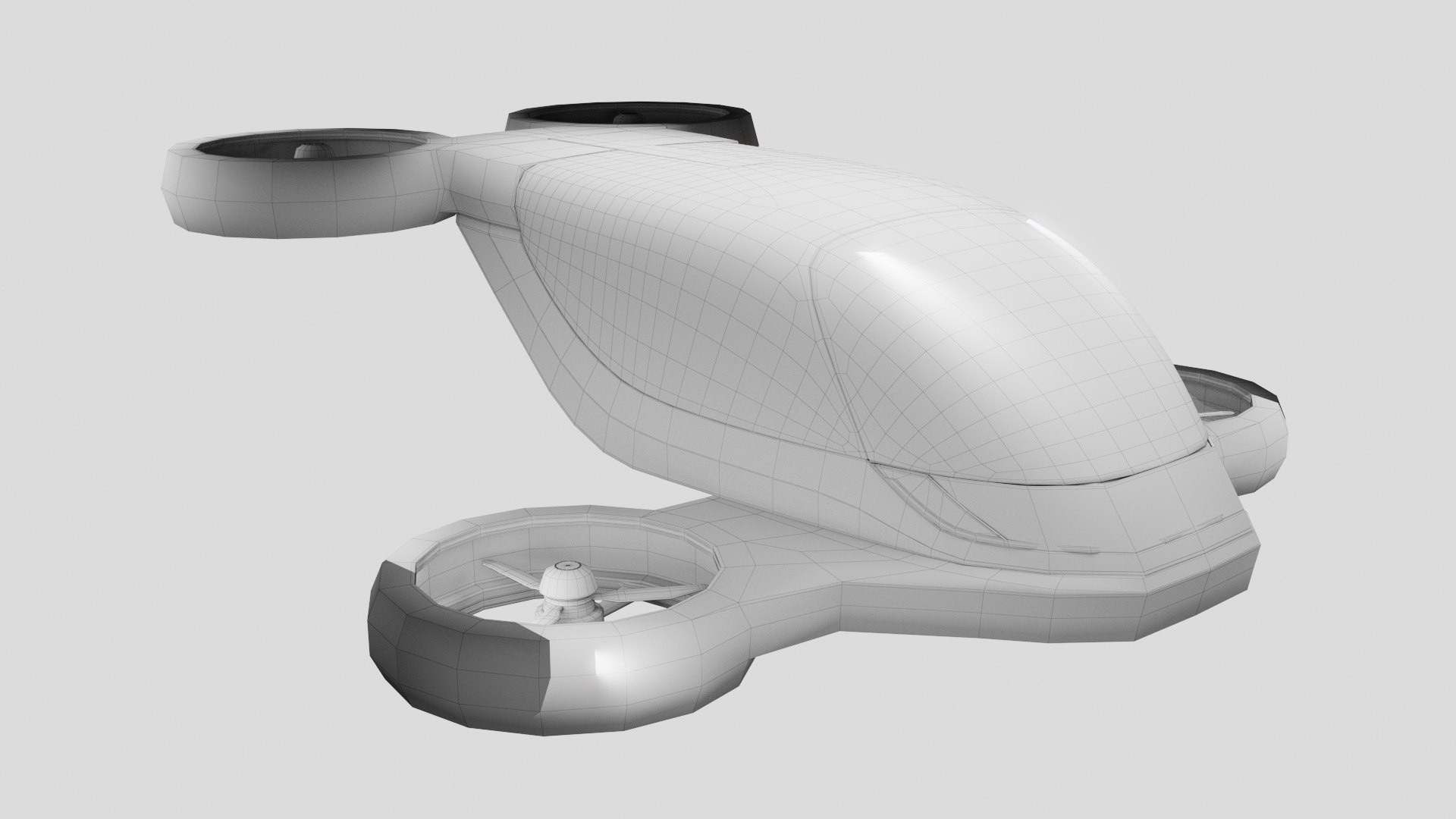 Futuristic Air Taxi 3D Model - TurboSquid 1970654