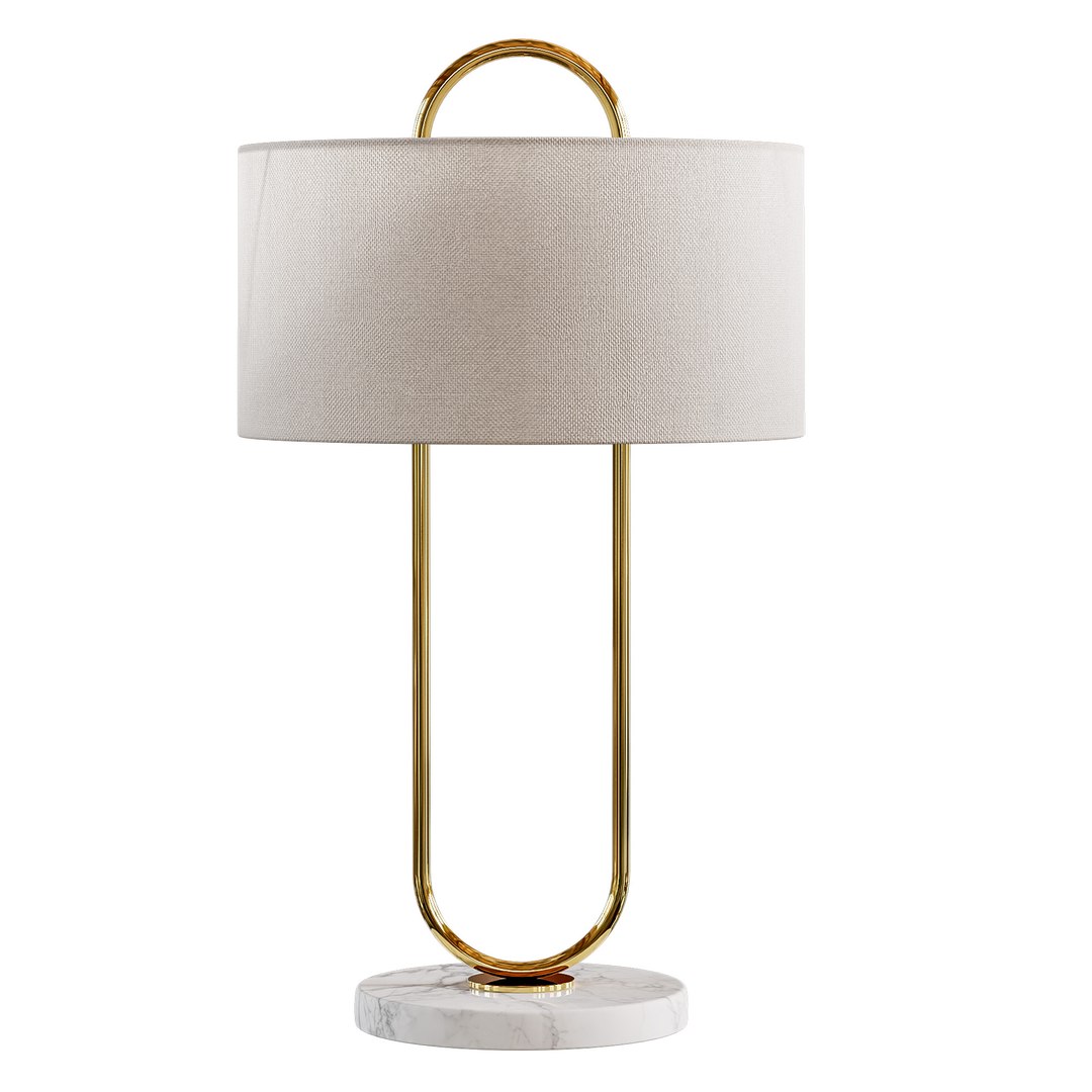 3D CB2 - Warner Table Lamp - TurboSquid 2240575