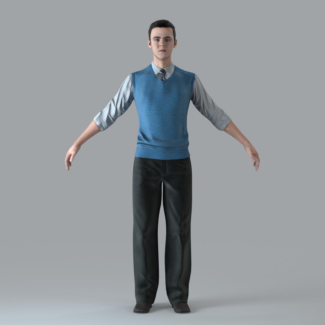 character human 3d model