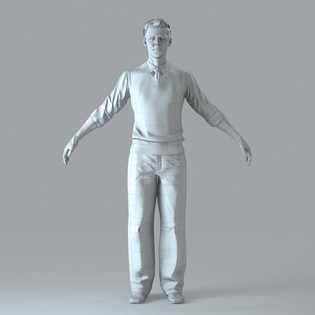 character human 3d model