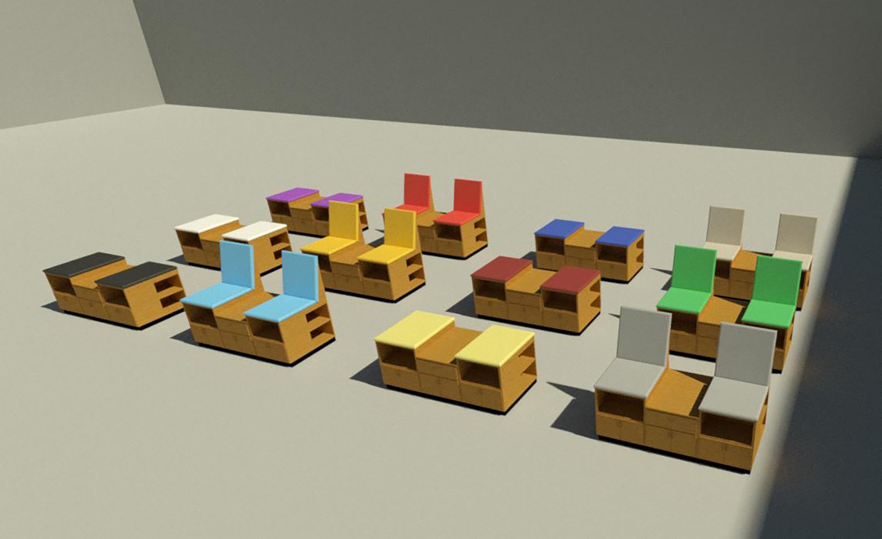 Taping Tables 3D Model - TurboSquid 2185536