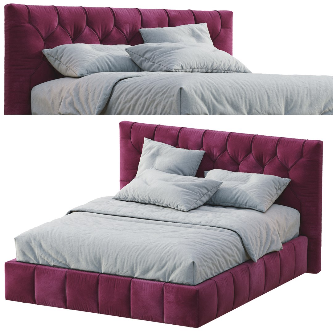 Felis Bed HAMILTON 3D model - TurboSquid 1755032