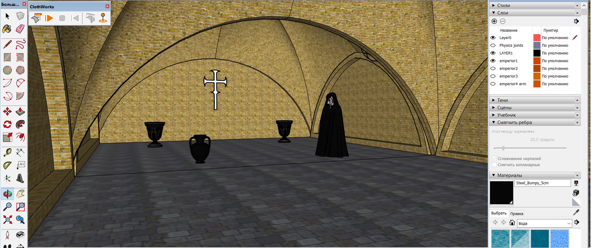 Crypt Cave 3D Model - TurboSquid 1552482