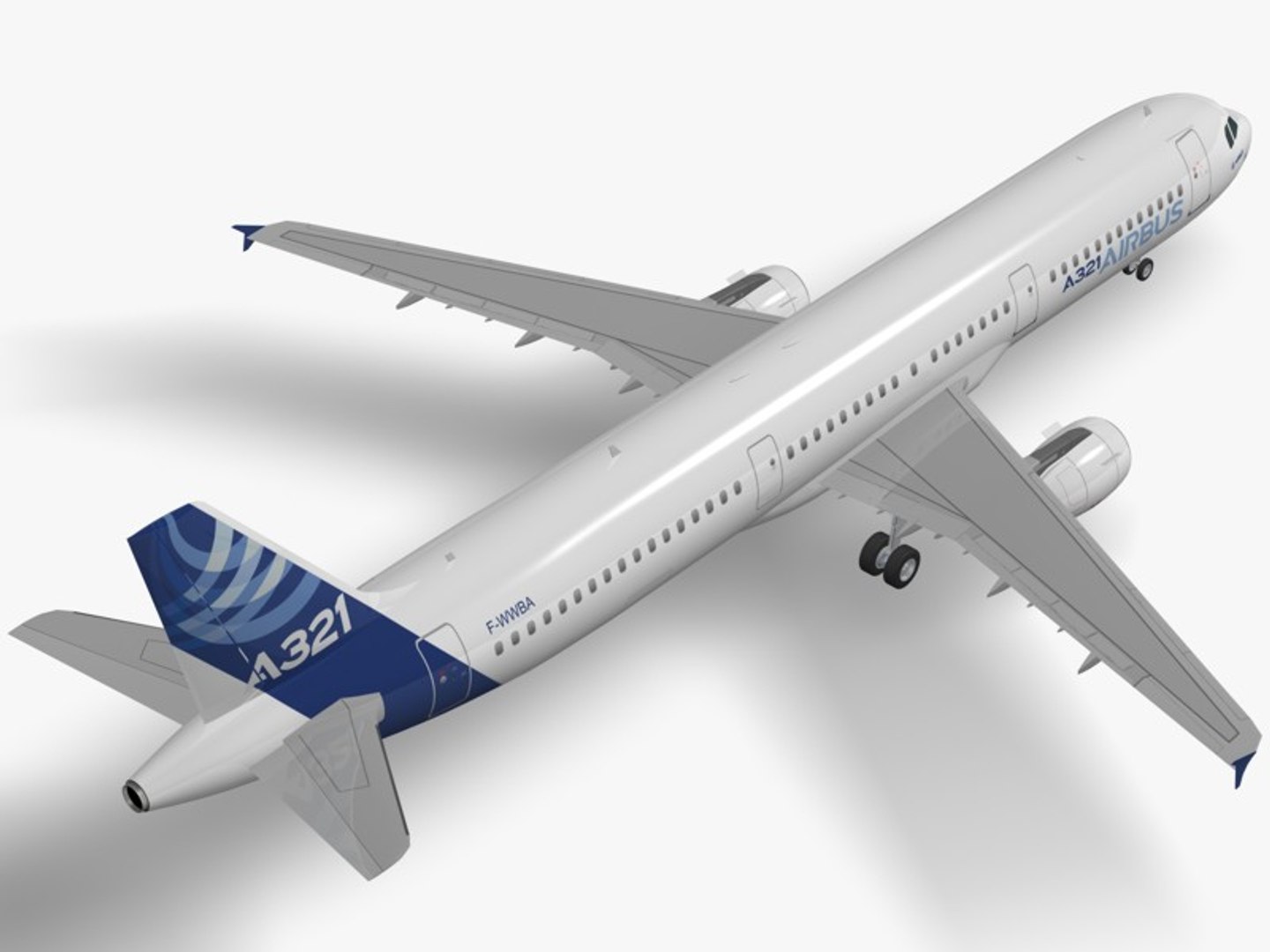 Airbus A321-211 House Livery 3D model - TurboSquid 1274432