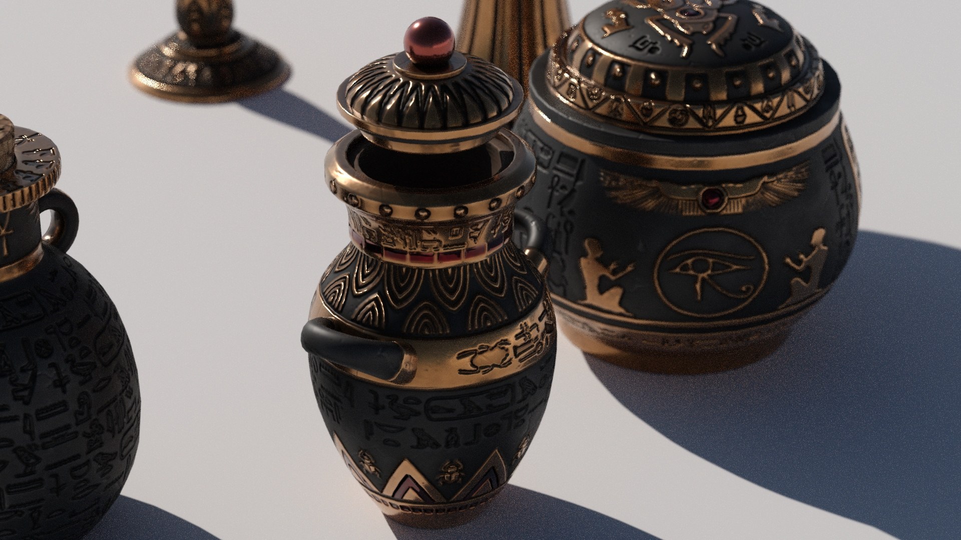 3D OB 02 Egyptian Necromancer Kit - Containers 01 - TurboSquid 2165490