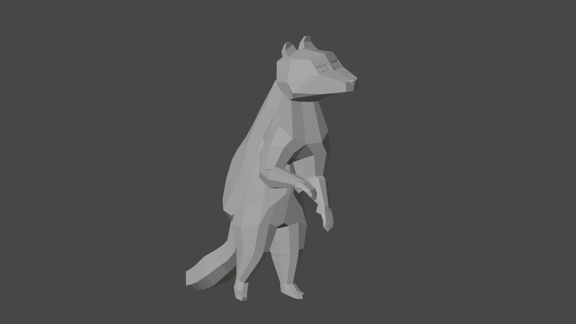 Raccoon Rigged Low Poly Model - TurboSquid 1836312