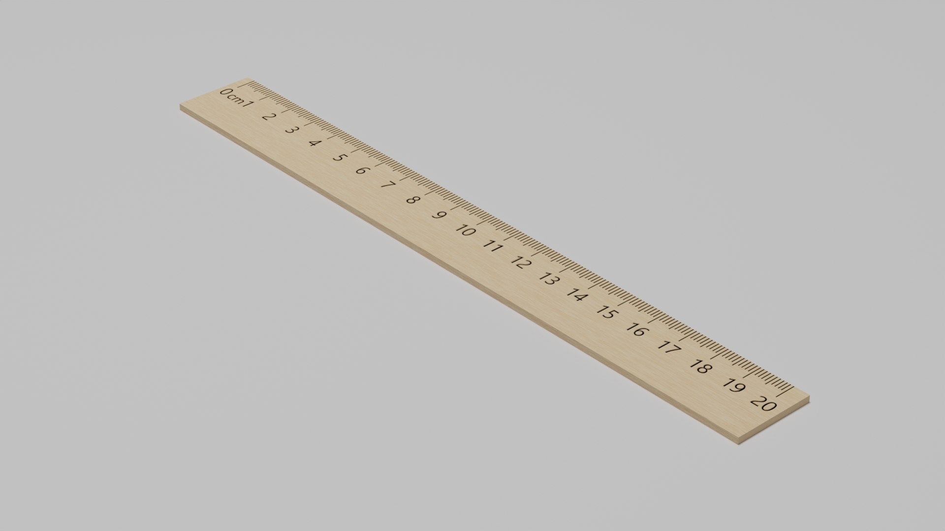 3D Model Ruler - TurboSquid 1963525