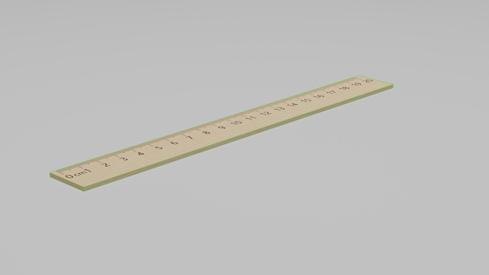 3D Model Ruler - TurboSquid 1963525