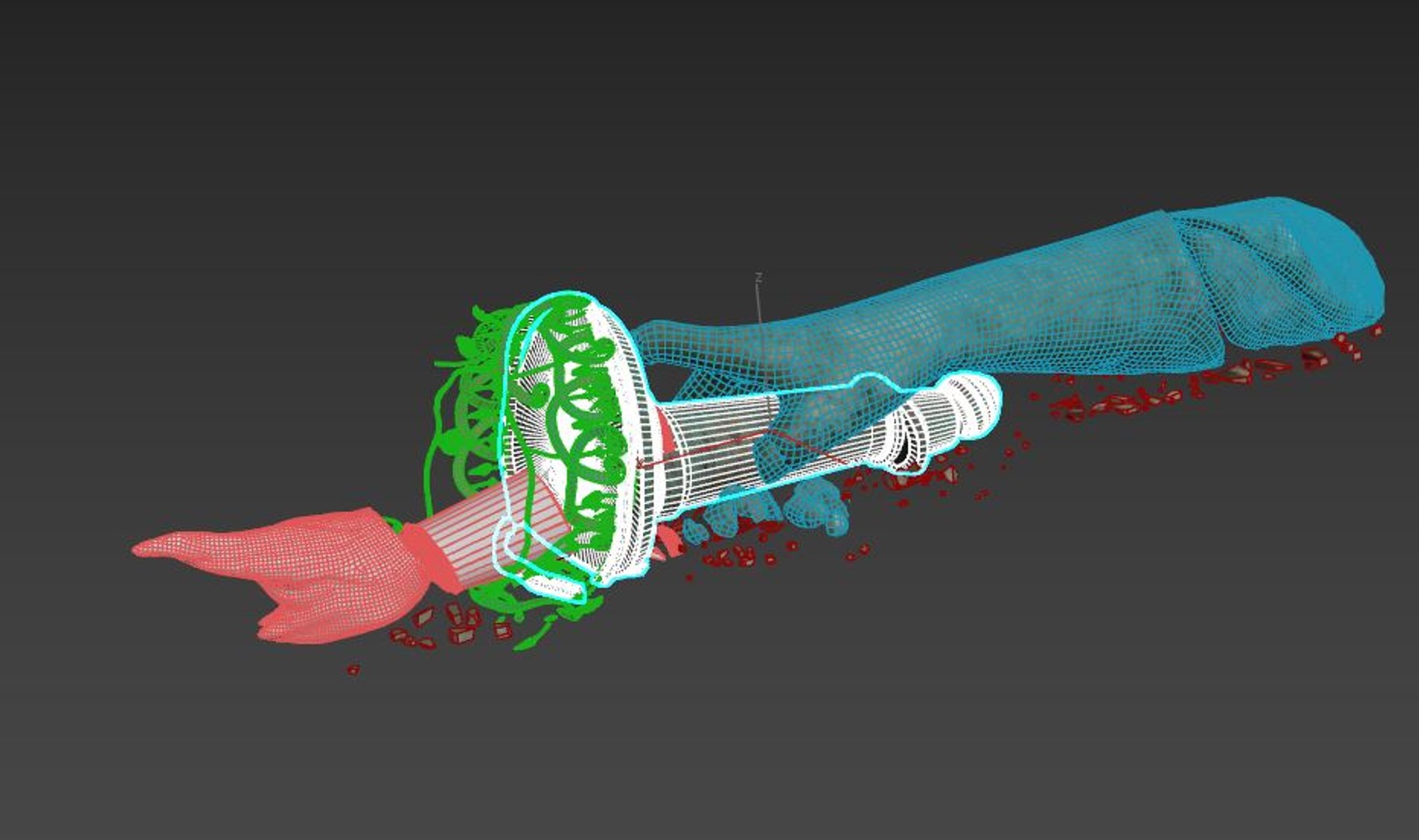 Broken Statue Liberty Hand 3D Model - TurboSquid 1707394