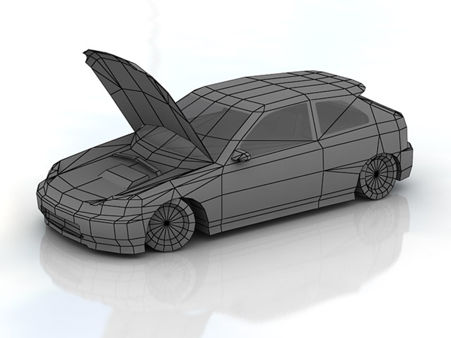 Subaru Tuning Japan Car Rendering Max