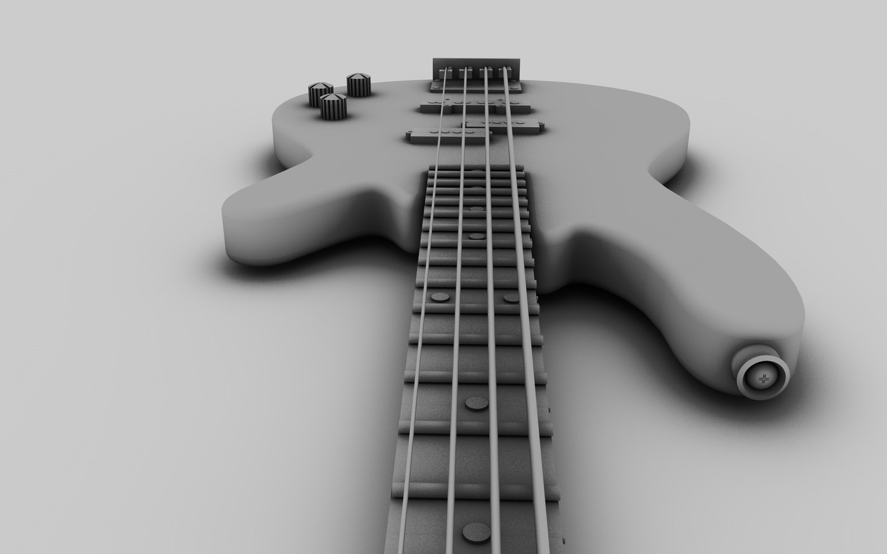 Bass Guitar 3d Model