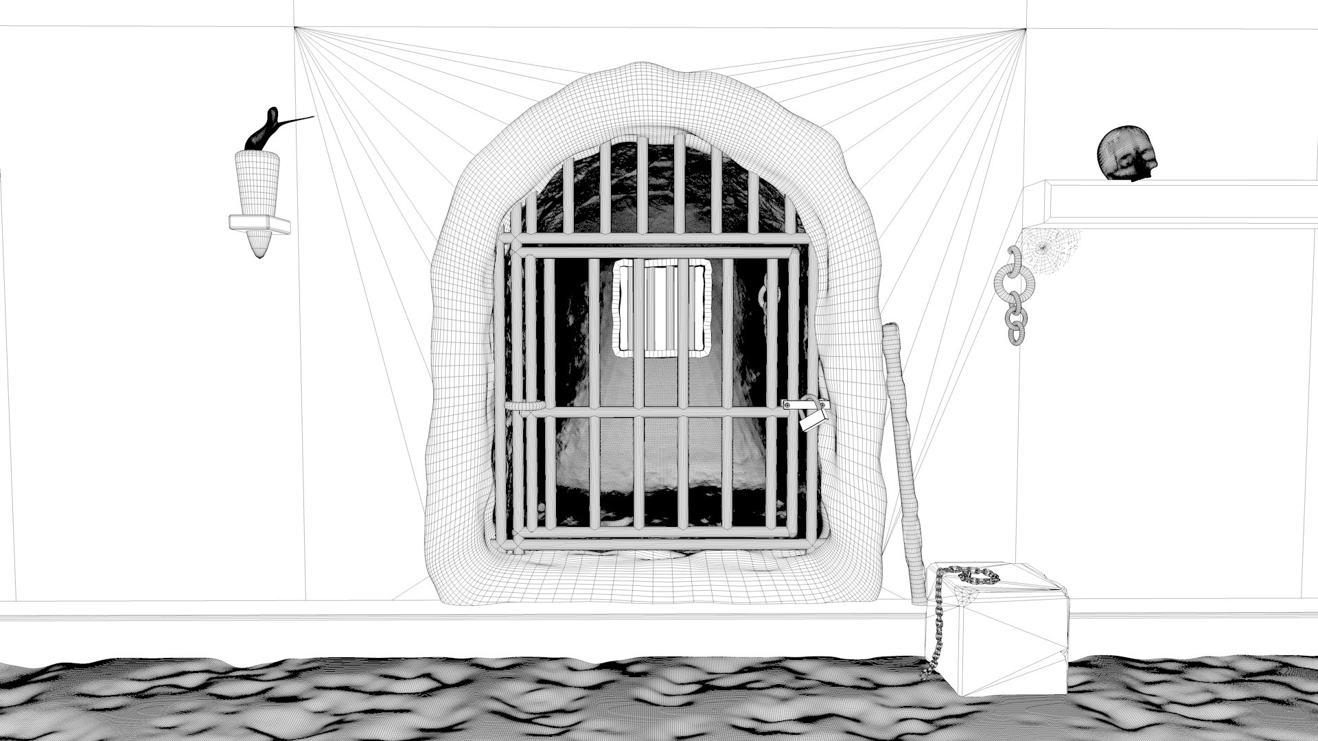 3D Dungeon Prison Model - TurboSquid 1272252