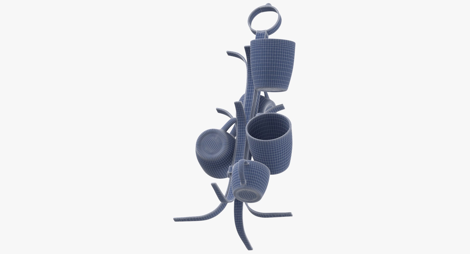 3D Kitchen Mug Tree Model - TurboSquid 1295328
