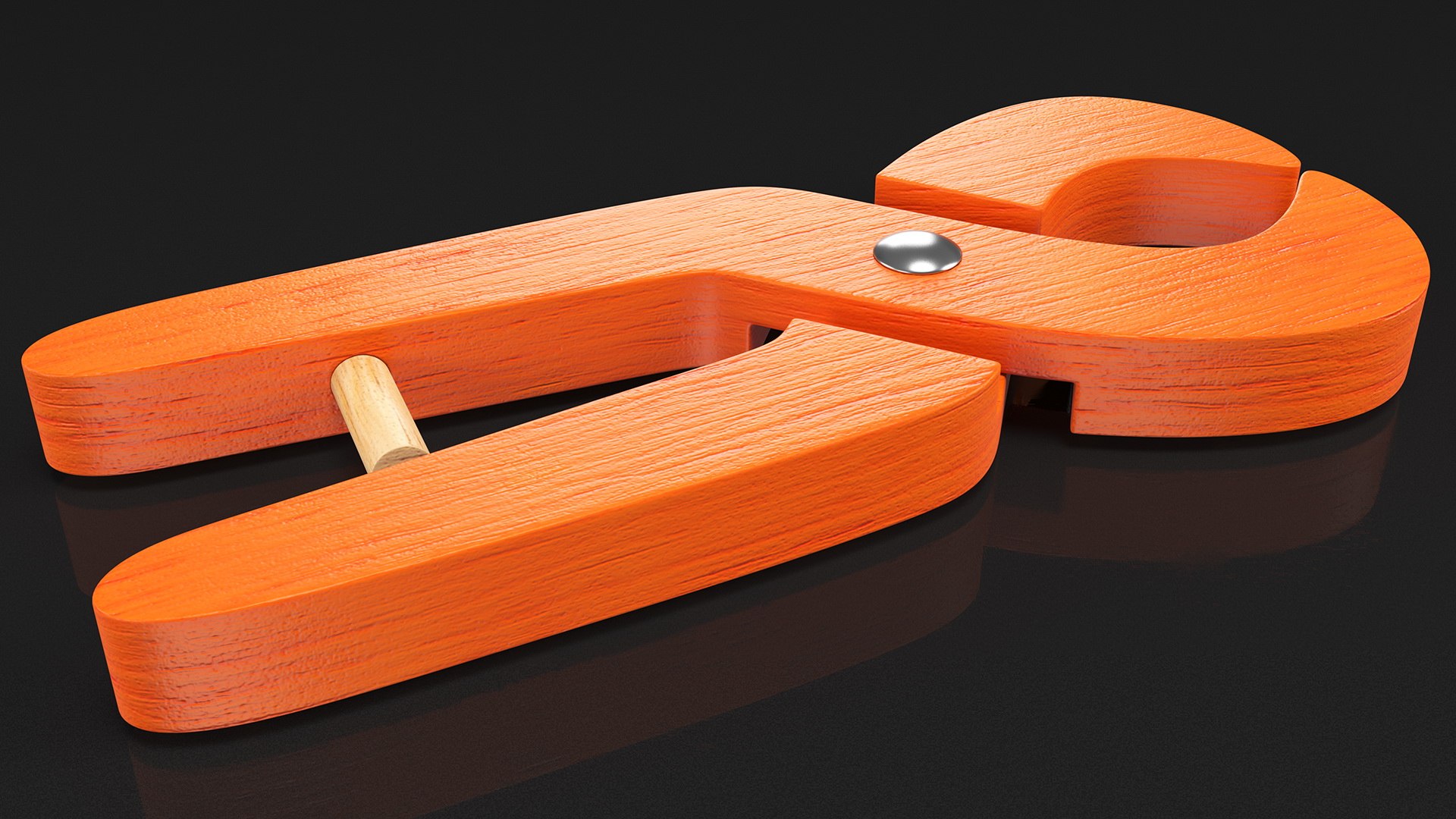 Wooden Forceps Toy Model - TurboSquid 1718397