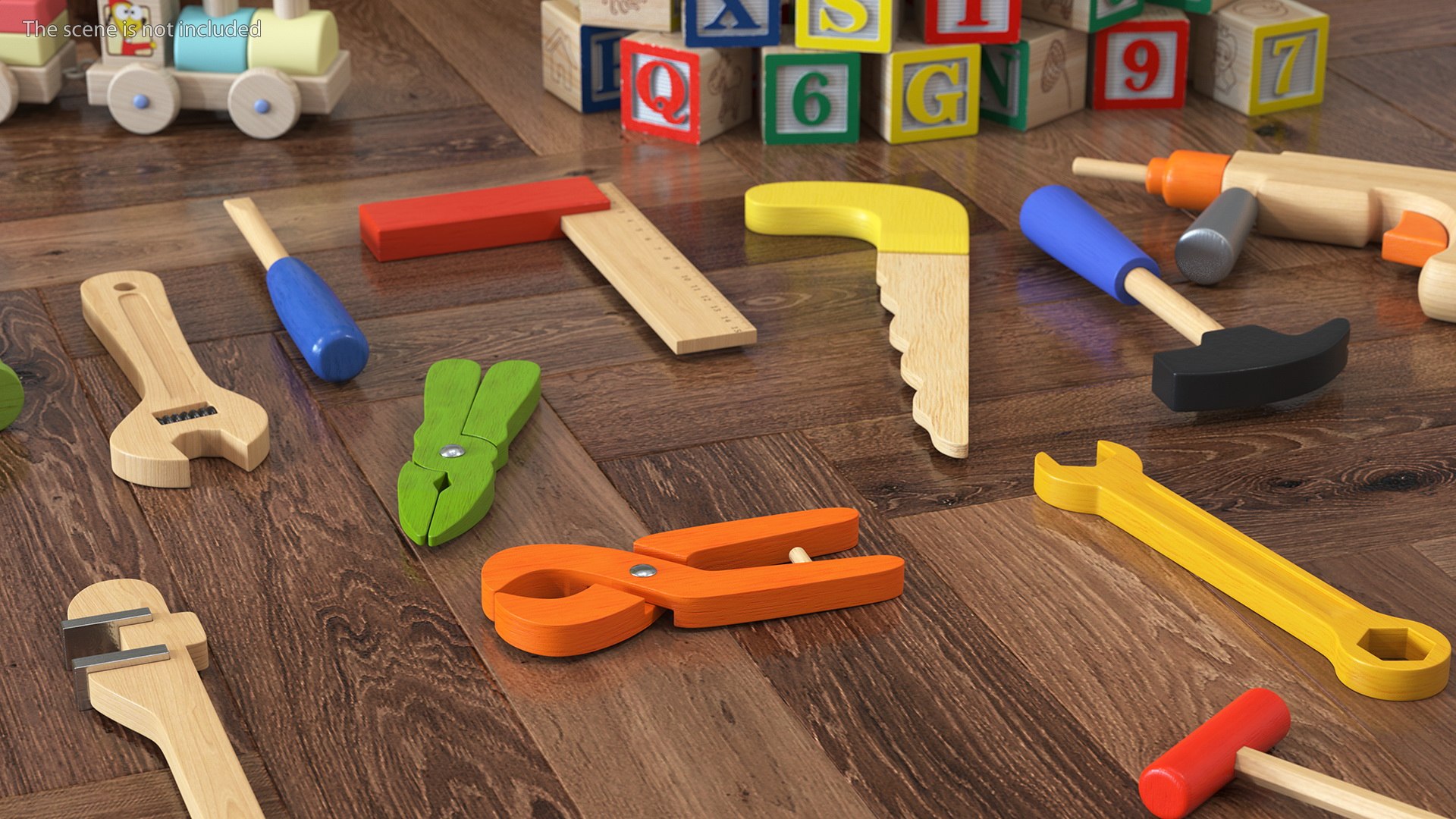 Wooden Forceps Toy Model - TurboSquid 1718397