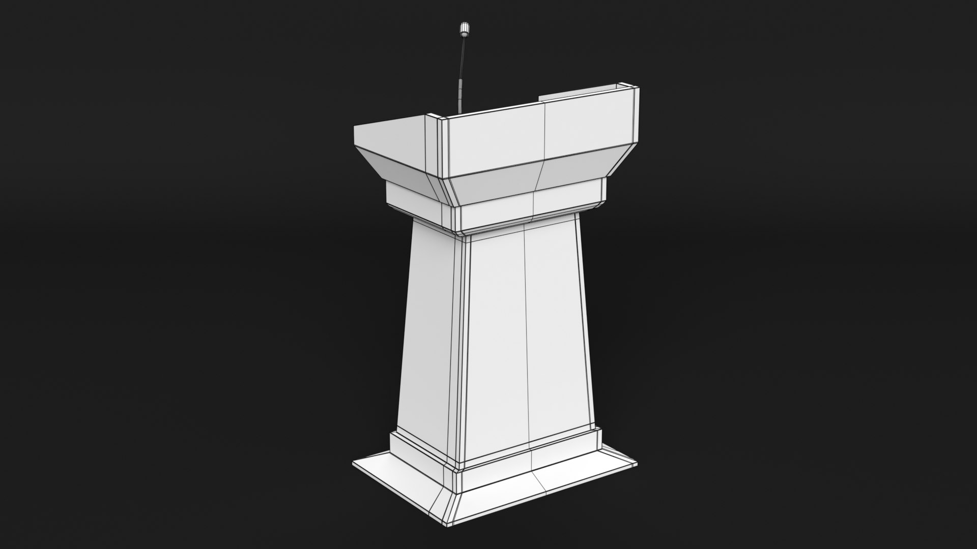 3D Model Podium - TurboSquid 1722722