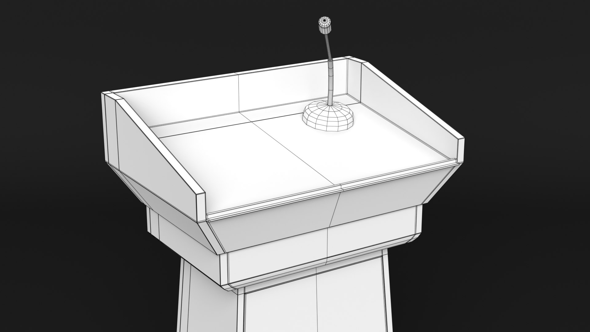 3D Model Podium - TurboSquid 1722722