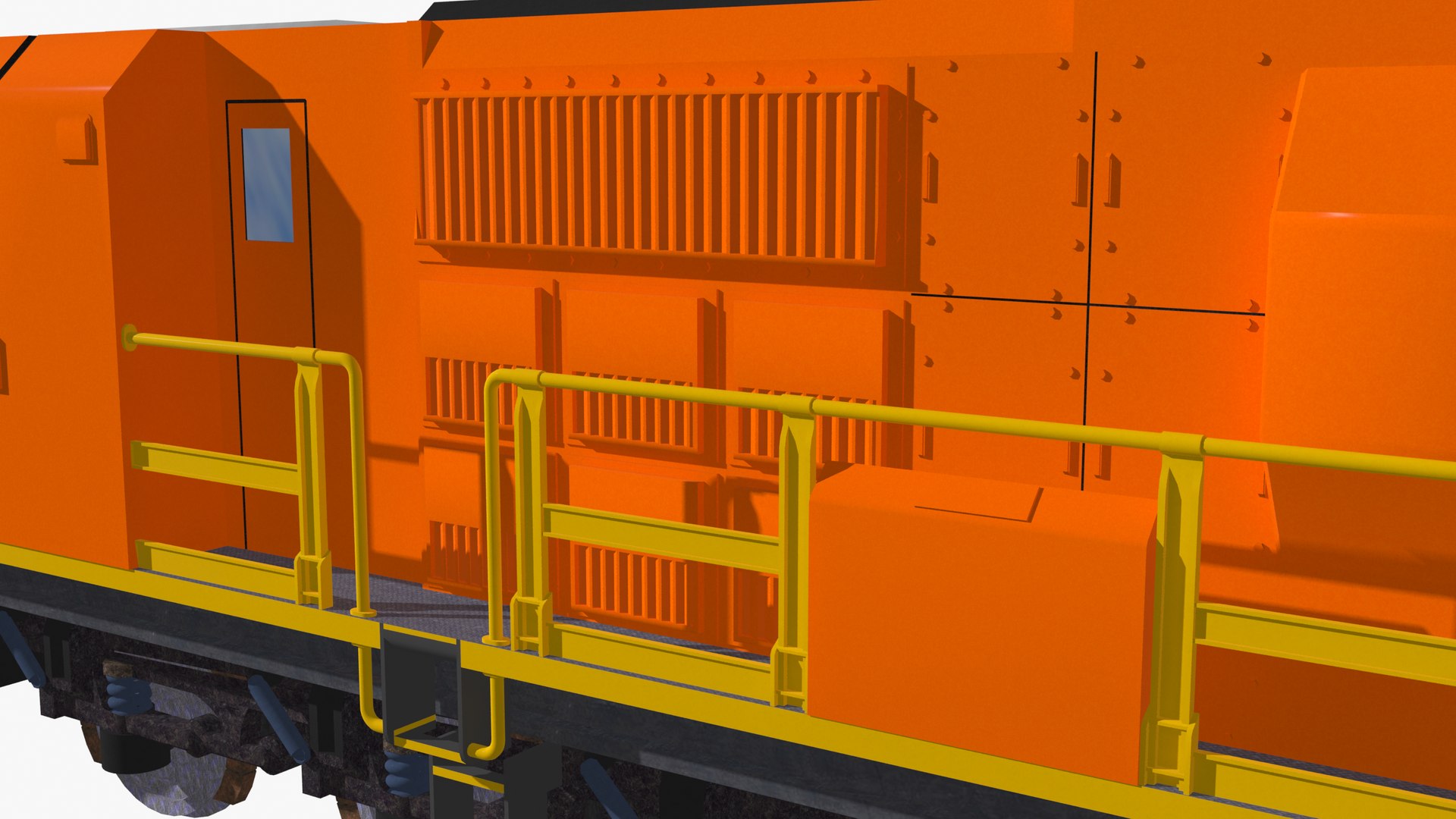 Bowen Rail Gt46cu-ace Gen 3 - Diesel Electric Locomotive 3D Model ...