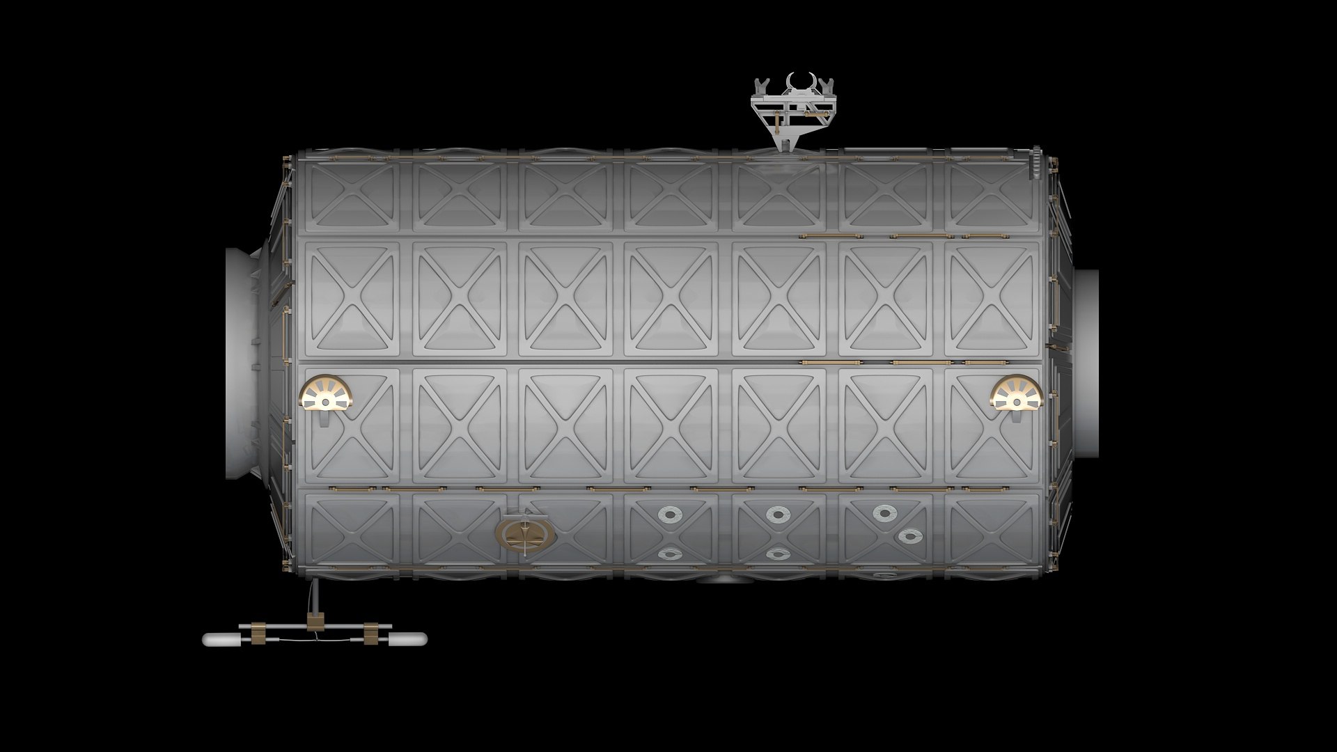 3d Iss Module Destiny