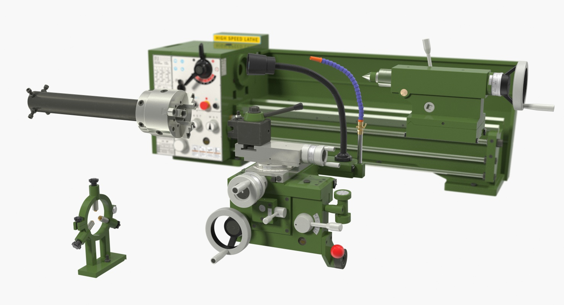 3D Metal Lathe Machine Generic Model - TurboSquid 1335472