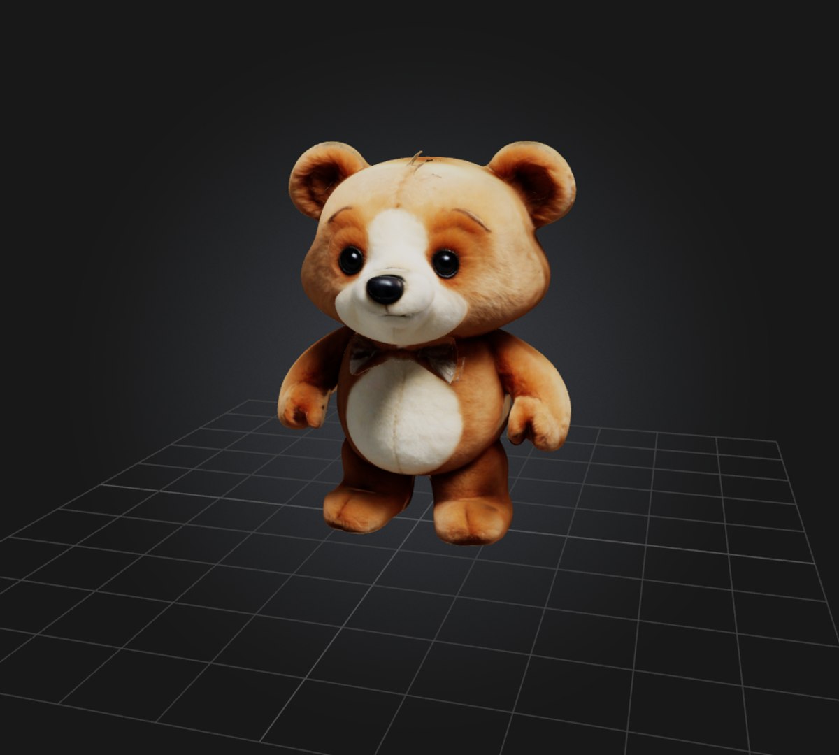 3D Model Cute Toy Bear - TurboSquid 2284970