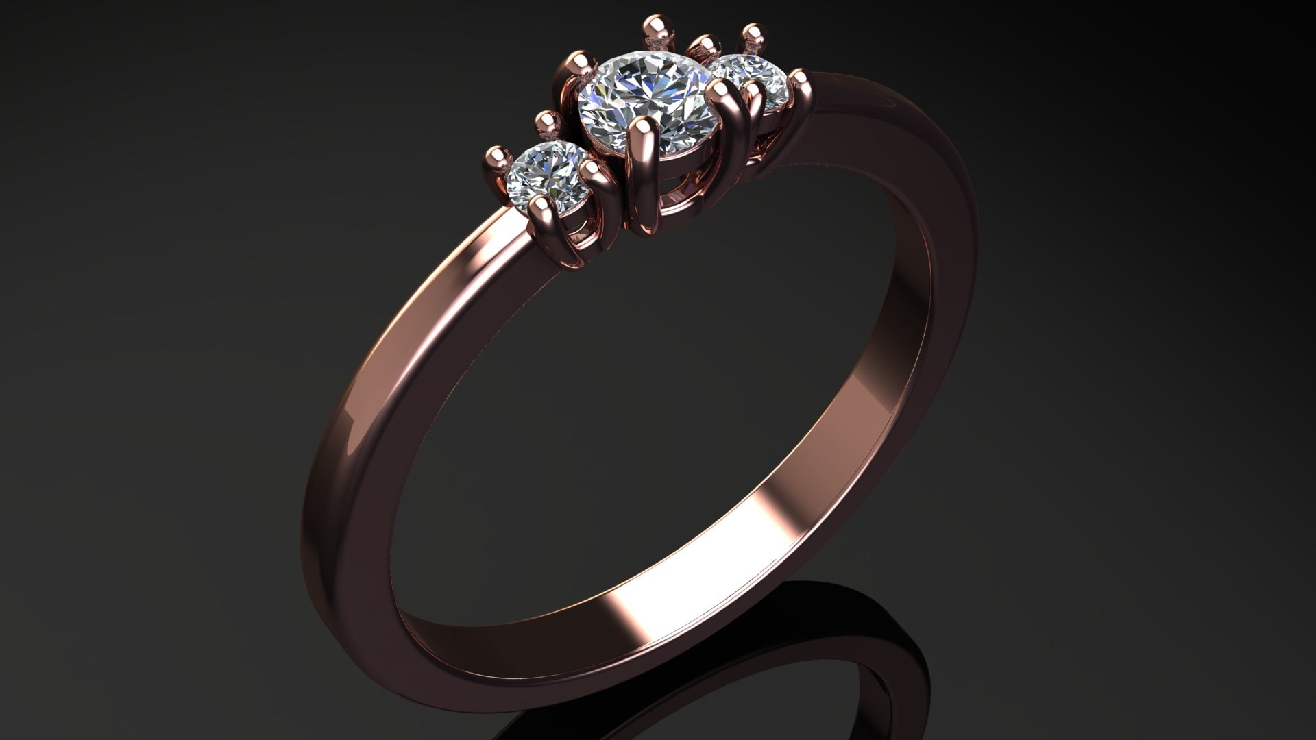 3D stone diamond ring model - TurboSquid 1564968
