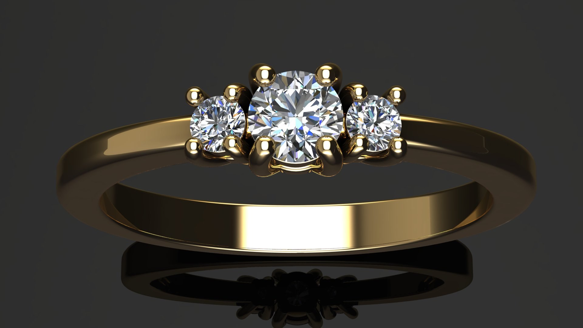 3D stone diamond ring model - TurboSquid 1564968
