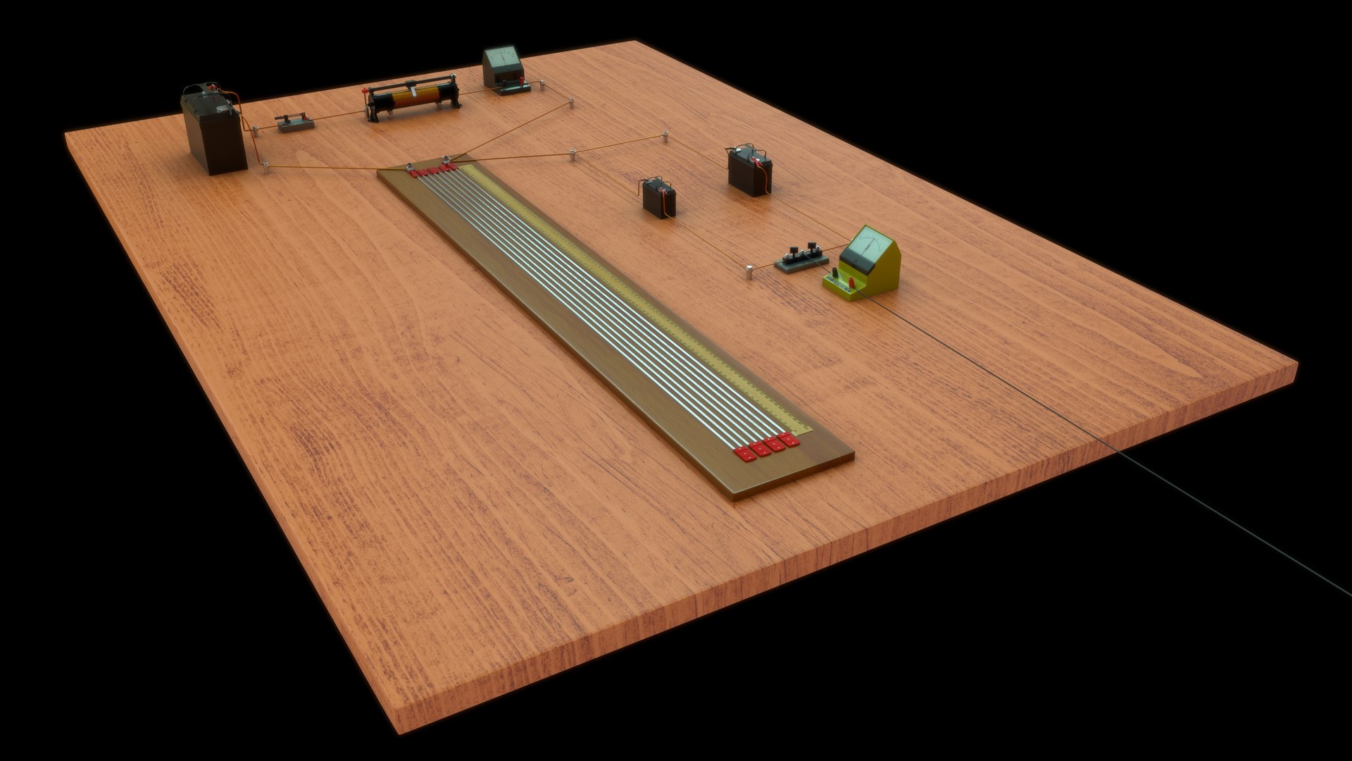 3D Finding EMF Of A Battery Using Potentiometer Model - TurboSquid 2185630