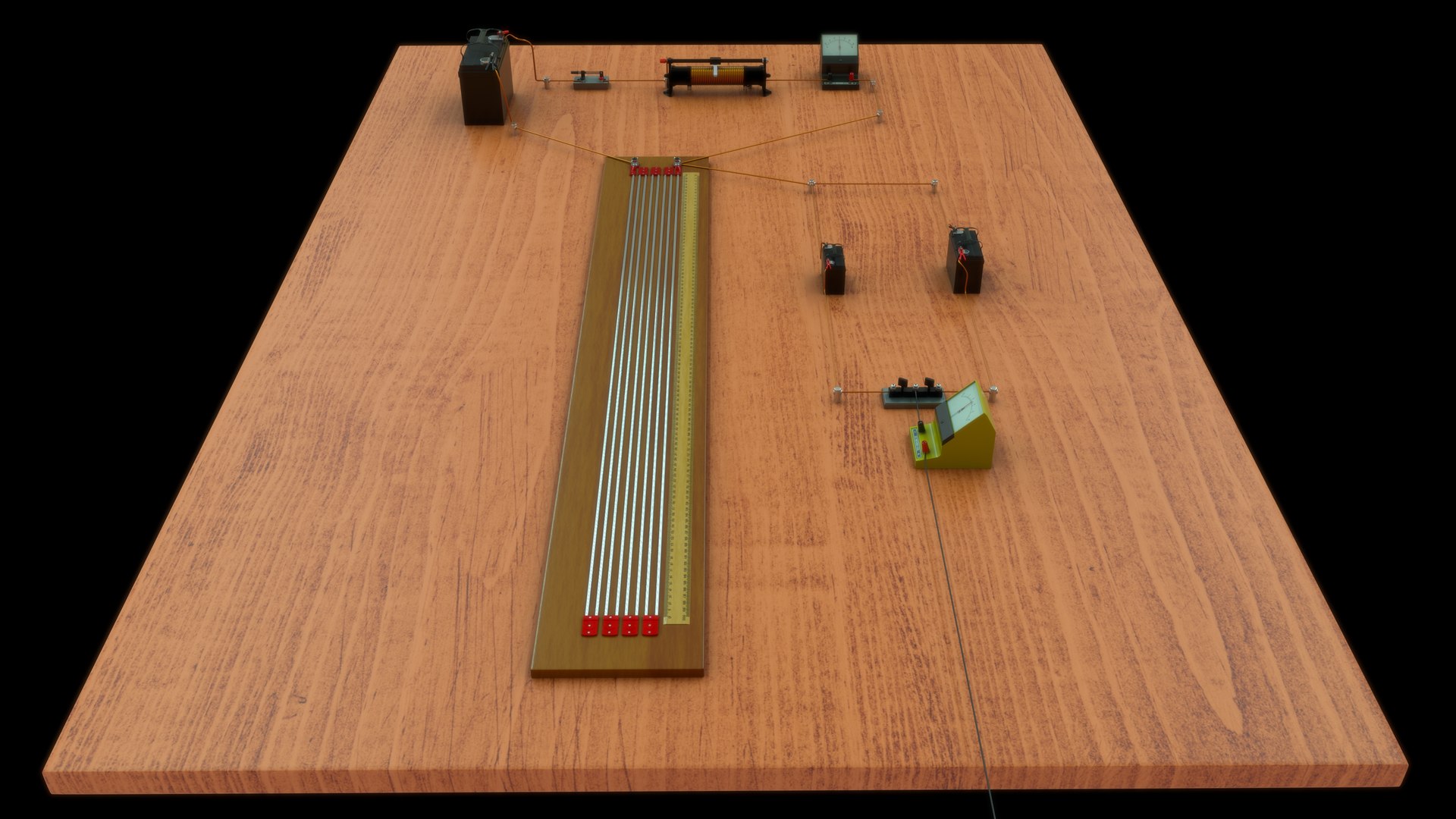 3D Finding EMF Of A Battery Using Potentiometer Model - TurboSquid 2185630