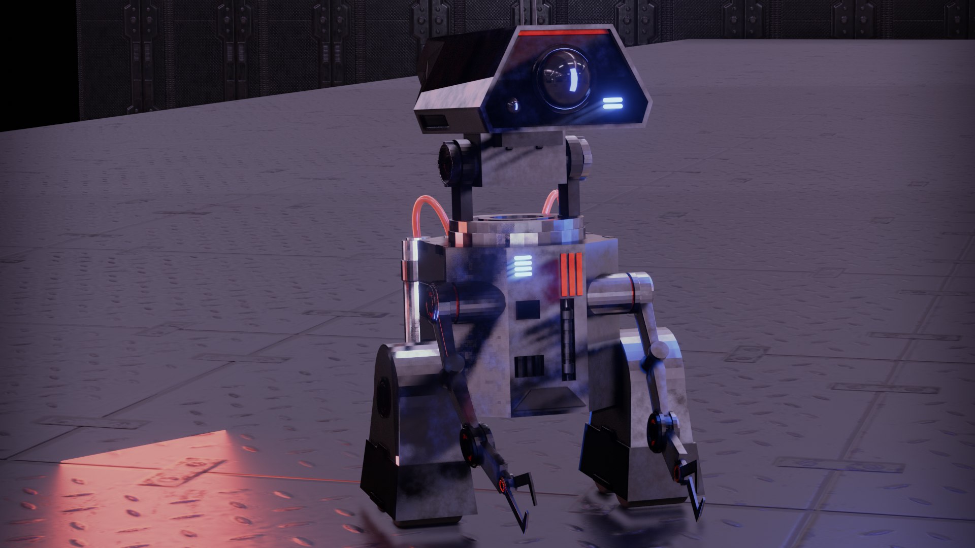 3D Model Sci-Fi Robot Rigged Animated - TurboSquid 2170434