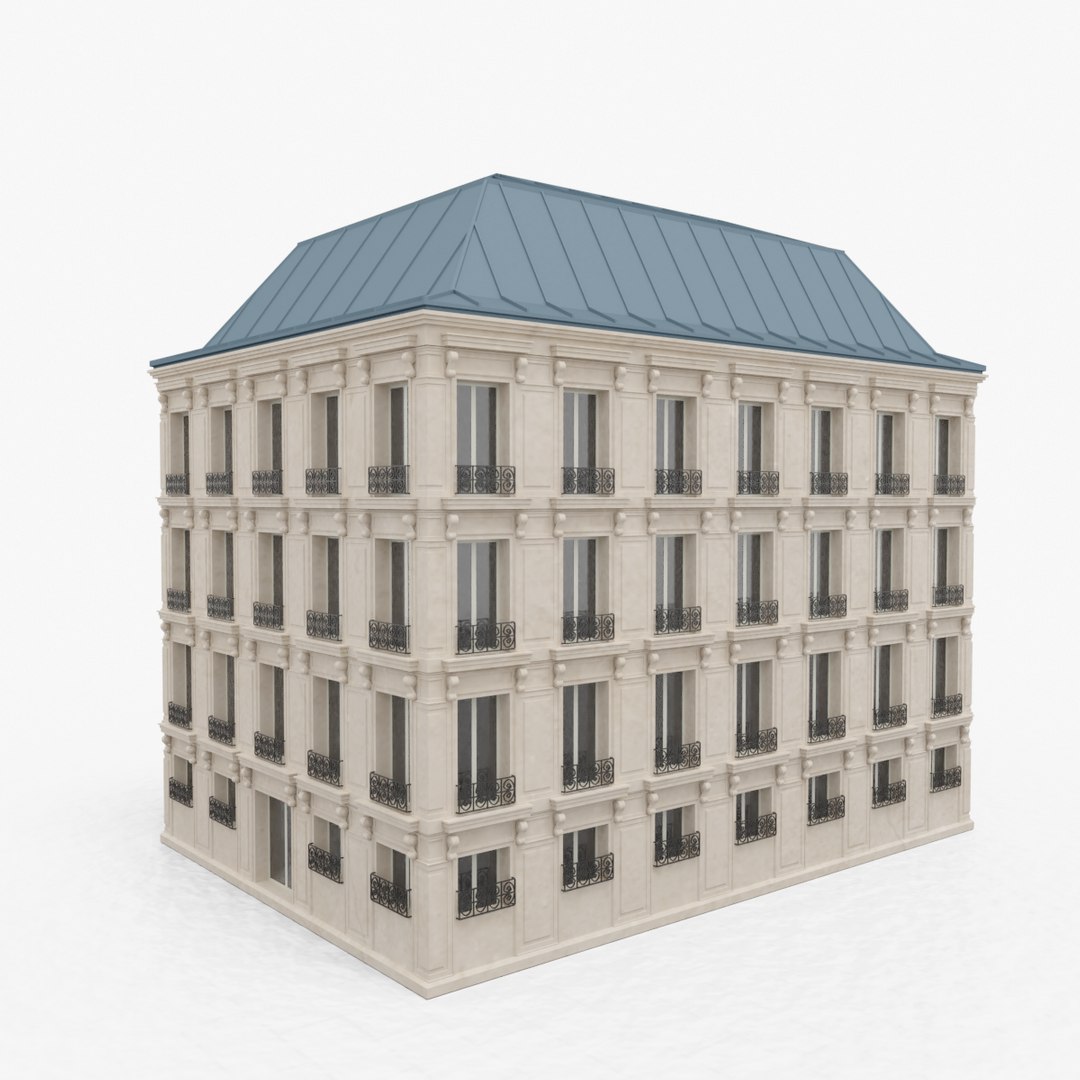 Building french 3D - TurboSquid 1573304