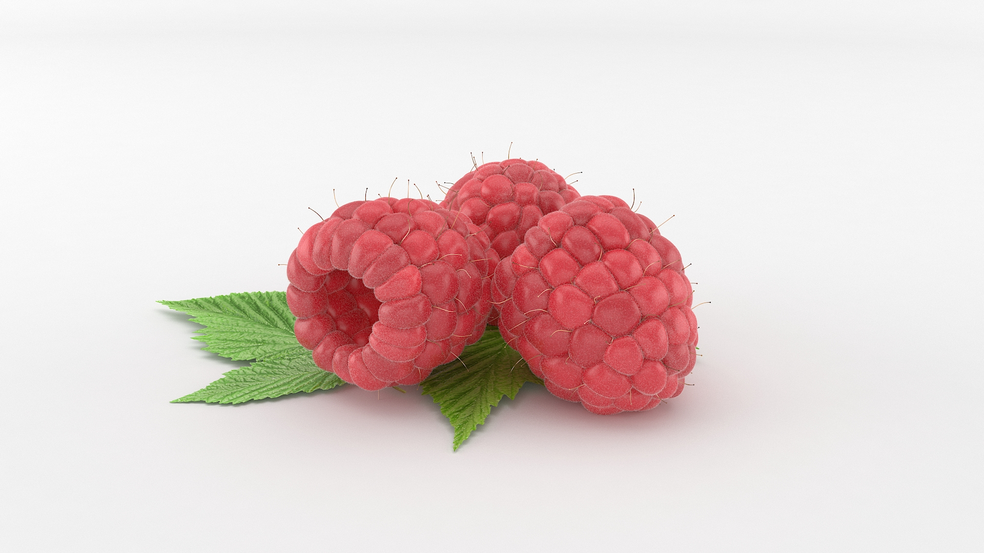 Realistic Raspberry Fruit 3D Model - TurboSquid 1489485