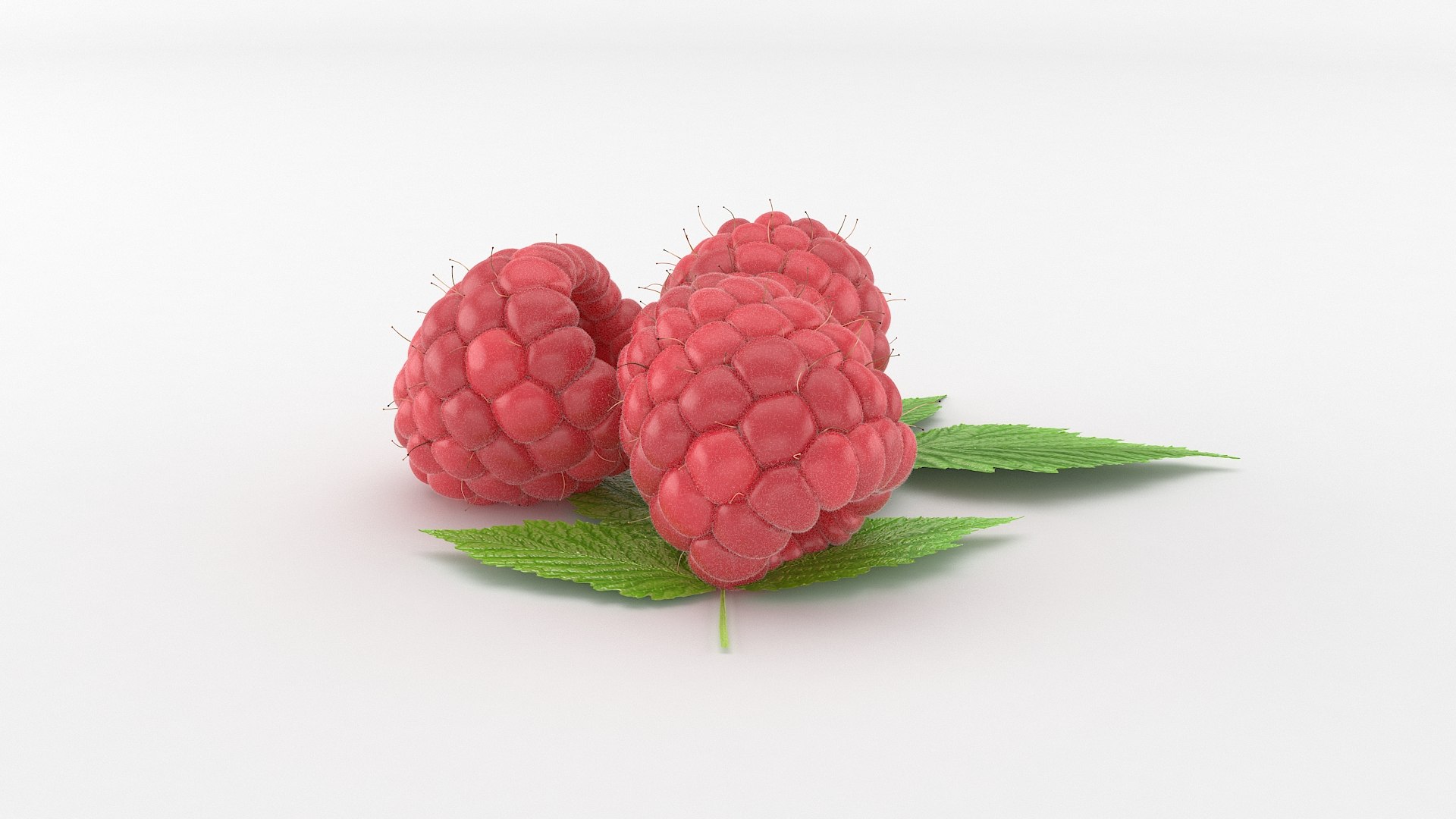Realistic Raspberry Fruit 3D Model - TurboSquid 1489485