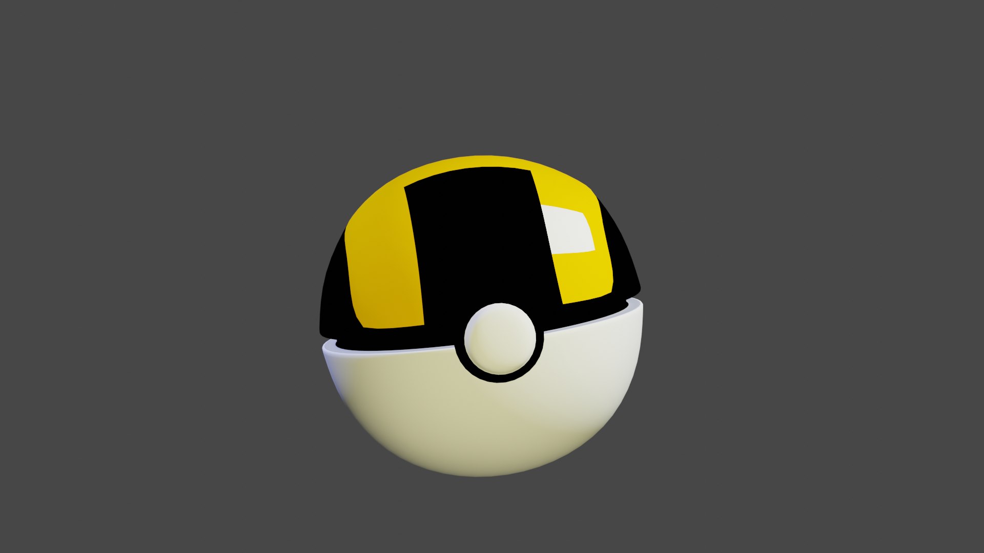 Ultraball Blender Pokeball Model - TurboSquid 1528913