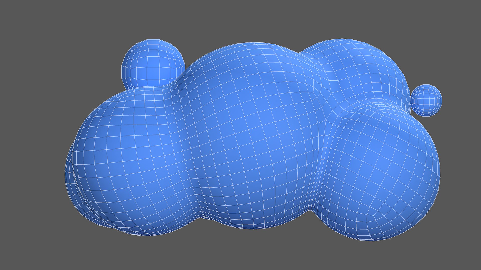 3D Cartoon Cloud Set - TurboSquid 2330016