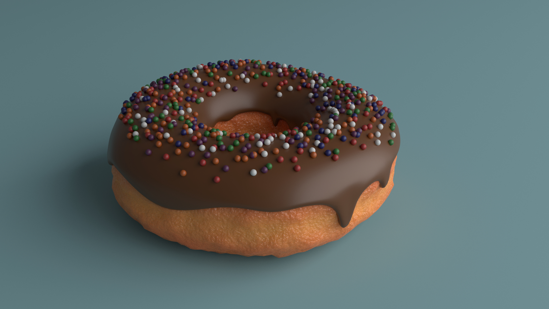 Free donut baked icing 3D - TurboSquid 1660724